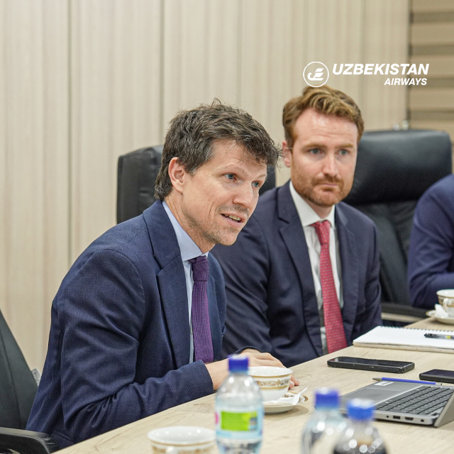 Meeting with representatives of the Airbus consortium | JSC "Uzbekistan ...
